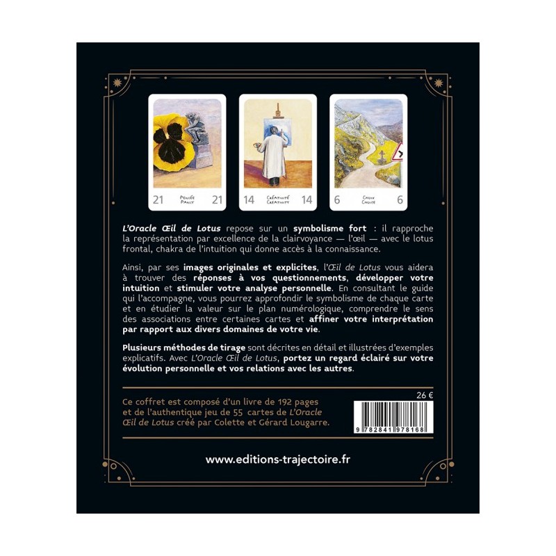 ORACLE OEIL DE LOTUS COFFRET - COLETTE LOUGAR