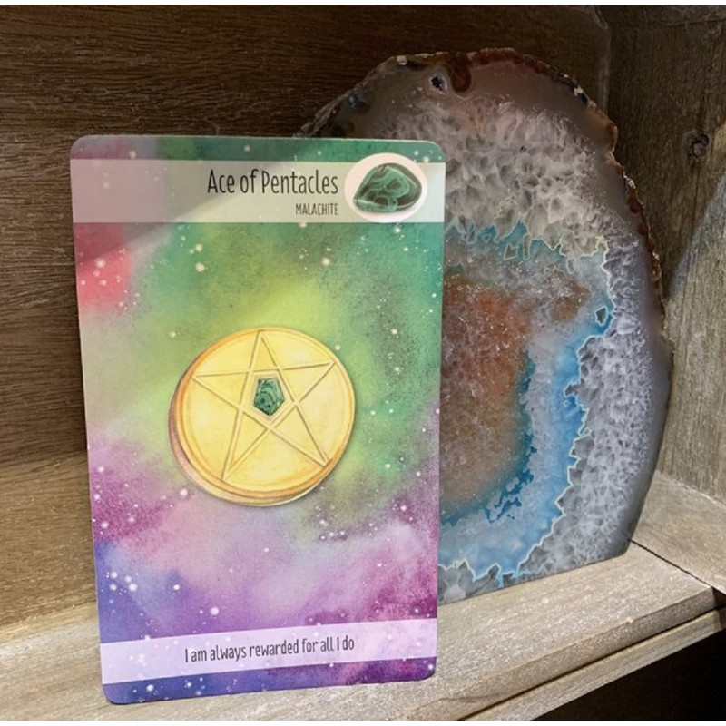 THE CRYSTAL POWER TAROT - JAYNE WALLACE